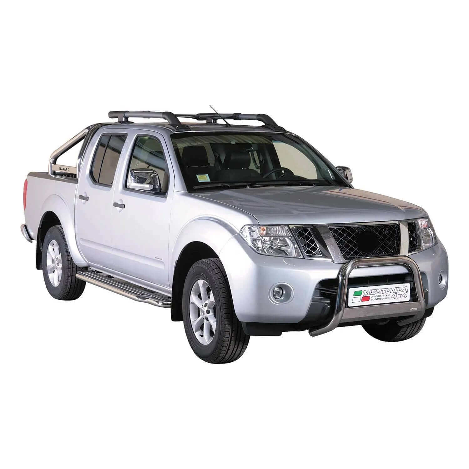 OMAC USA Bull Bar Push Front Bumper Grille for Trucks – Fits 2005–2021 ...